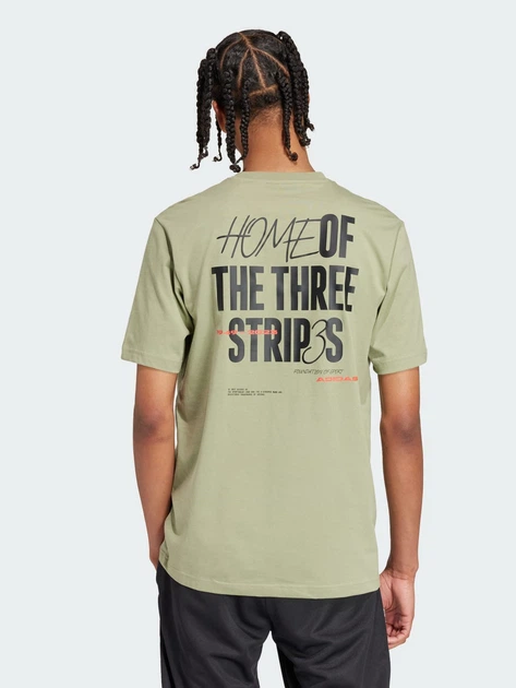 Футболка хлопковая длинная мужская Adidas M Bl Sig 2 T IW2682 S Зеленая ...