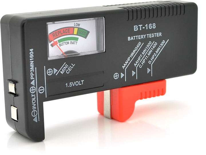 Тестер емкости Voltronic BT-168 для аккумуляторных батарей AA/AAA/D/C ...