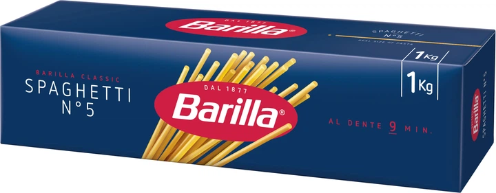Макарони Barilla Спагеті №5 1 кг (8076800105056) – купити за низькою ...