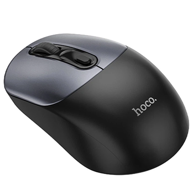 Мышь HOCO GM28 2.4G (Black / Metal gray) (199168) – фото, отзывы, характеристики в интернет ...