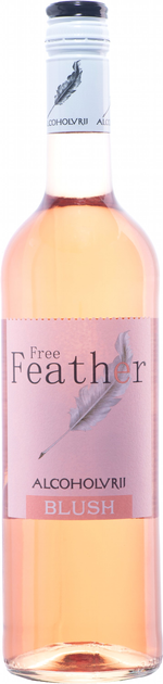 Вино безалкогольное Free Feather Alcohol free Blush розовое полусладкое ...