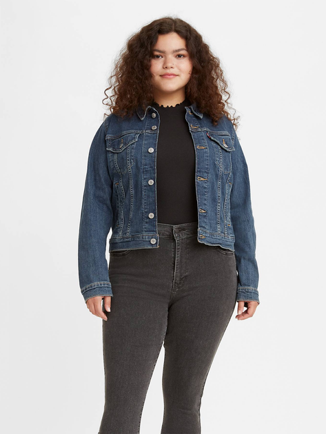 Джинсовая куртка женская Levi's 32854133 L Синяя (1159799995) – в ...