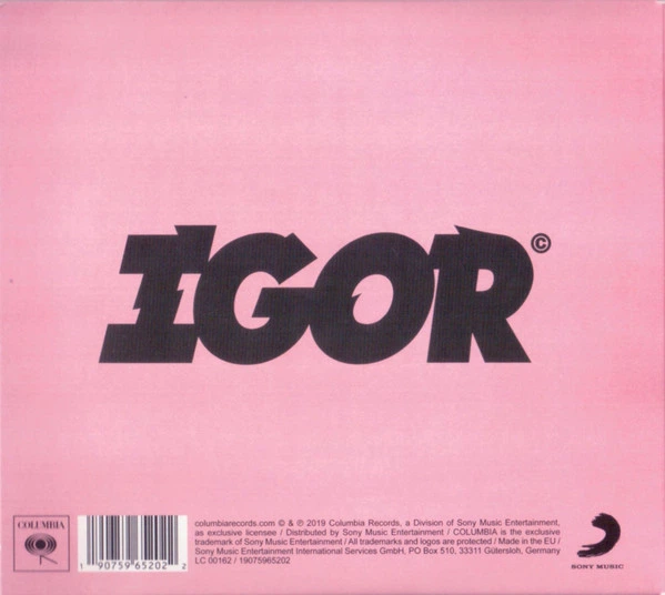 Музичний CD диск Tyler, The Creator – Igor 1cd Digipack – фото, відгуки ...