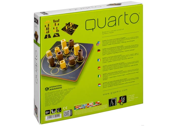 Настольная игра Gigamic Кварто! (Quarto!) (161019LK1) – фото, отзывы, характеристики в интернет ...