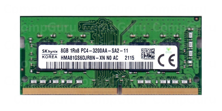 Оперативная память для ноутбука Hynix DDR4 8GB 3200MHz SO-DIMM 1Rx8 PC4 ...