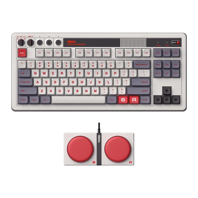 Механічна бездротова Ретро клавіатура 8BitDo Retro Mechanical Keyboard ...