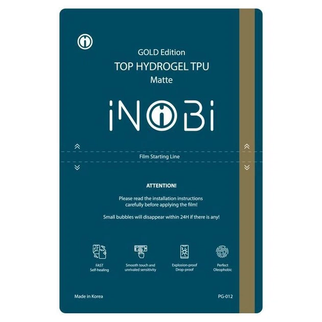 Защитная гидрогелевая пленка iNobi Gold для Nubia Music, Z2353 матовая ...