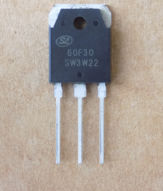 Диод 60F30 оригинал ( SFR60F30PN )(замена для SL60F30 , 60F30SAB3 ...