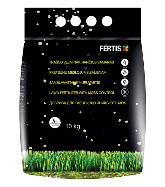 Комплексное минеральное удобрение от мха на газоне Fertis (Фертис ...
