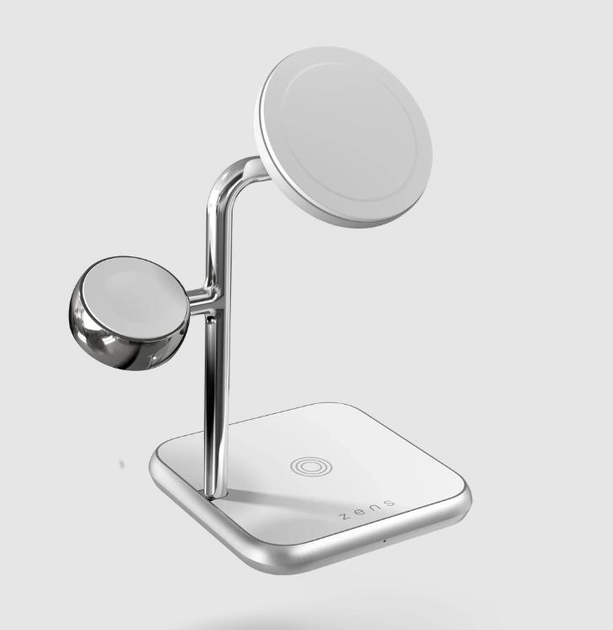 Беспроводная зарядная док-станция магнитная 4в1 для Apple iPhone/iWatch ...