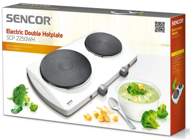 Настольная плита SENCOR SCP 2250 WH – фото, отзывы, характеристики в ...