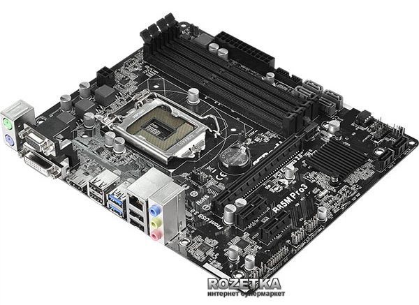 Материнская плата ASRock B85M Pro3 (s1150, Intel B85, PCI-Ex16) – фото ...