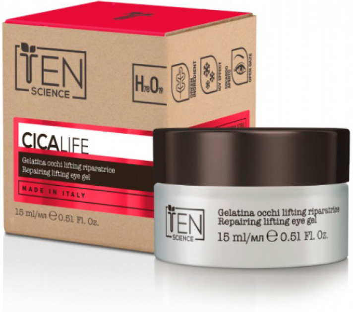 Анти-эйдж лифтинг гель-крем под глаза Ten Science Cica Life Repairing ...