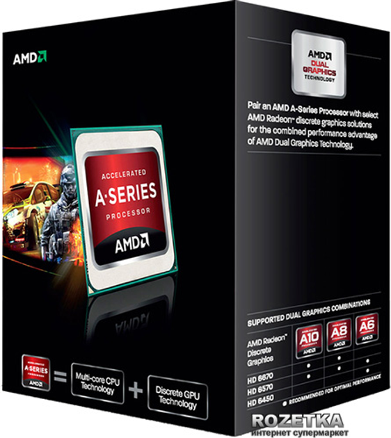 Процессор AMD Kaveri A10-7800 3.5GHz/4MB (AD7800YBJABOX) sFM2+ BOX ...