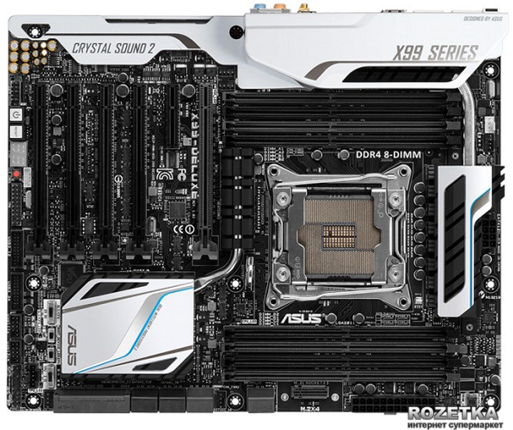 Материнская плата Asus X99-Deluxe (s2011-3, Intel X99, PCI-Ex16) – фото ...