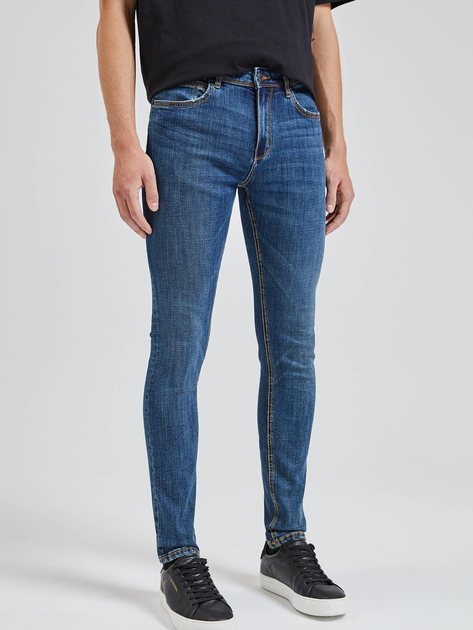 Джинсы Skinny мужские Pull & Bear XAZ476311XNZF 38 Темно-синие ...