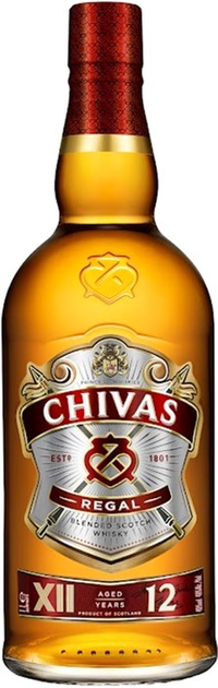 Виски Chivas Regal 1 л 12 лет выдержки 40% (080432400432_1) – фото ...