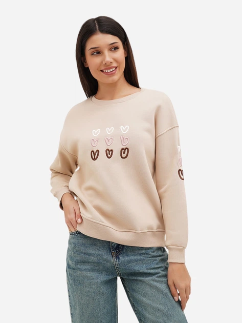 Світшот жіночий EQUILIBRI W231 011 000 M Бежевий (2299965832049 ...