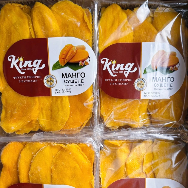 Манго натуральное сушеное (без сахара) King 500г от продавца: MAXIRA ...