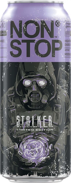Упаковка енергетичного напою Non Stop Stalker Moonlight 0.5 л х 24 шт ...