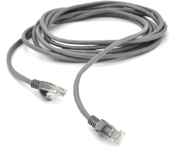 Патч-корд литий Ritar UTP, RJ45, Cat.5e, 30 м Сірий, Cu (мідь) (YT01134 ...