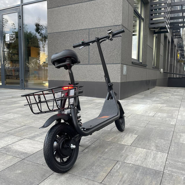 ROZETKA | Электросамокат KUGOO С1 500W 11Ah черный, с сидением и ...