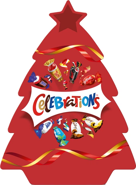 Шоколадный набор Celebrations Новогодняя елка 215 г (5000159500593 ...