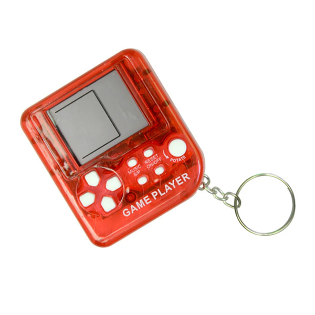 Брелок мини тетрис (PVC, 3,5 дюйма, больше 20 встроенных игр, ретро ...