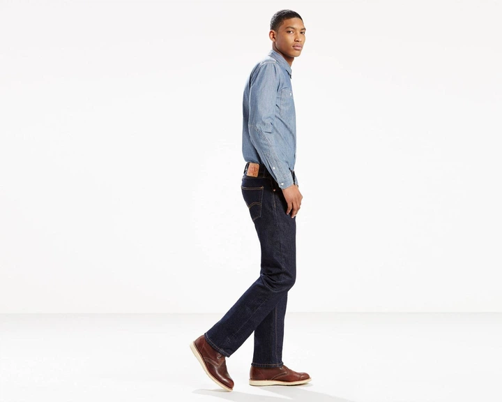 Чоловічі джинси Levi's 505 - Rinse W36 L34 Темно-синій (005050216 ...