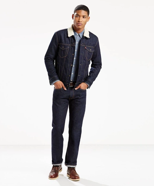 Мужские джинсы Levi's 505 — Rinse W34 L34 Темно-синий (005050216 ...