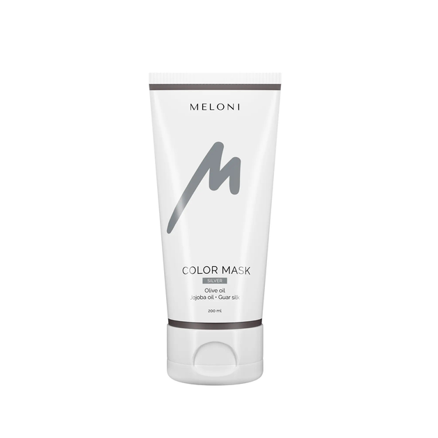 Тонуюча маска для волосся Попелястий Color Mask Silver Meloni 200 мл ...