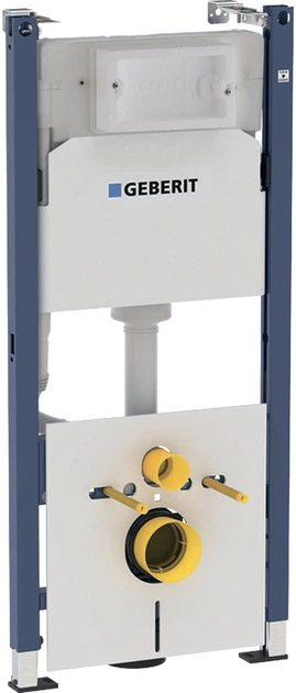 Інсталяція GEBERIT Duofix 458.126.00.1 з панеллю зливу Delta 50 115.119.21.1 хром + унітаз DEVIT ...