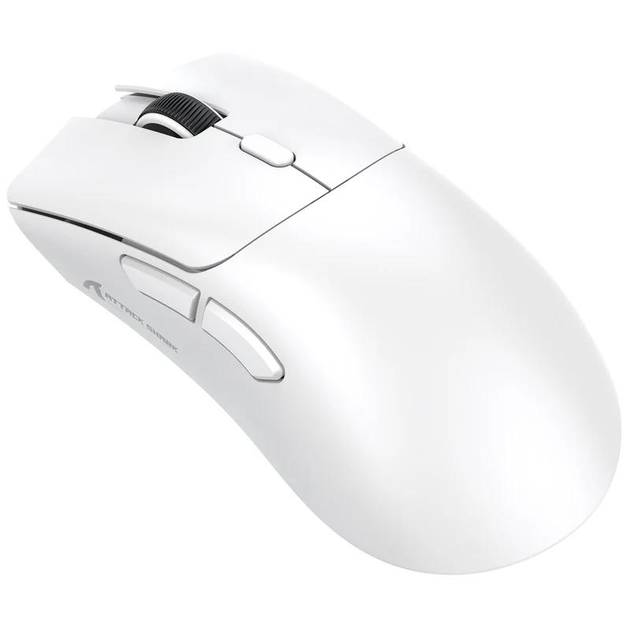 Игровая Мышь ATTACK SHARK R1 2.4G/Bluetooth/Кабель 18000 DPI Белая ...