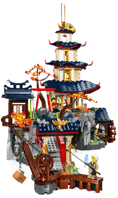 Конструктор LEGO Ninjago: Турнірне місто з храмом 1650 елементів (71814 ...