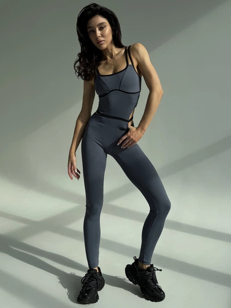 Спортивный комбинезон женский Nova Vega 1125-2926 XS Серый (ROZ6501054149) – Брендовая одежда ...