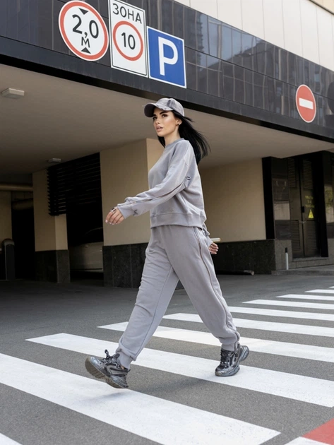 Спортивные штаны женские Alisa Line Rome XS-S Светло-серые ...