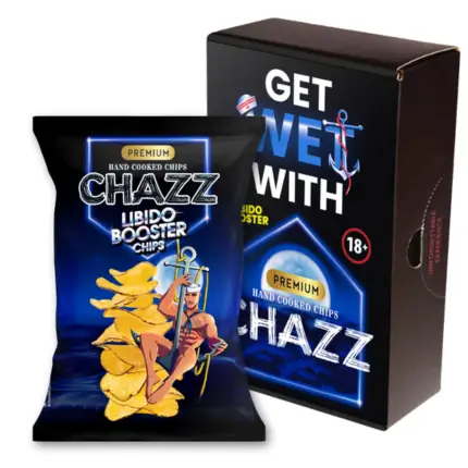 Чіпси Chazz Premium 18+ Get Wet Men With Libido Booster 50 г от ...