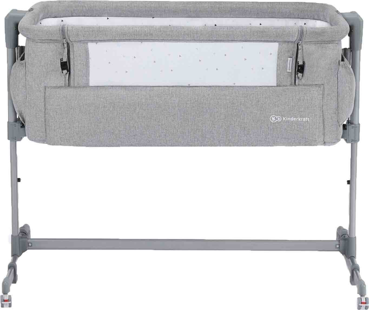 Приставная кроватка-люлька Kinderkraft Neste Up Grey Light Melange ...