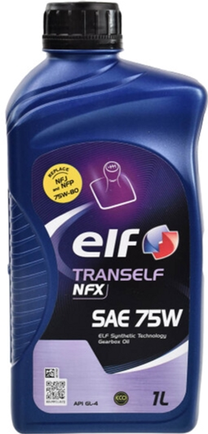 Трансмиссионное масло Elf Tranself NFX 75W 1 л (223519) – фото, отзывы ...