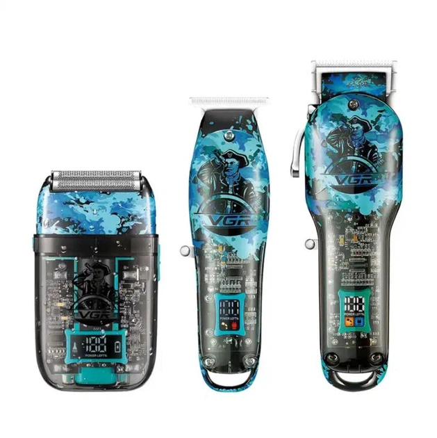 Комбо-набір для барбера 3в1 (Тример/Шейвер/Машинка для стрижки) VGR ...