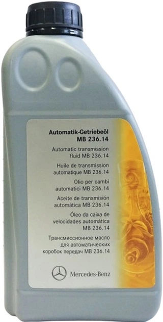 Масло трансмиссионное Mercedes-Benz Genuine ATF MB 236.14 1 л ...