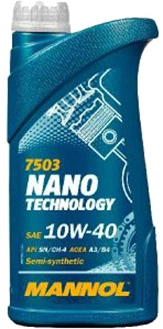 Моторное масло Mannol NANO TECHNOLOGY 10W-40 1 л (MN7503-1) – фото ...