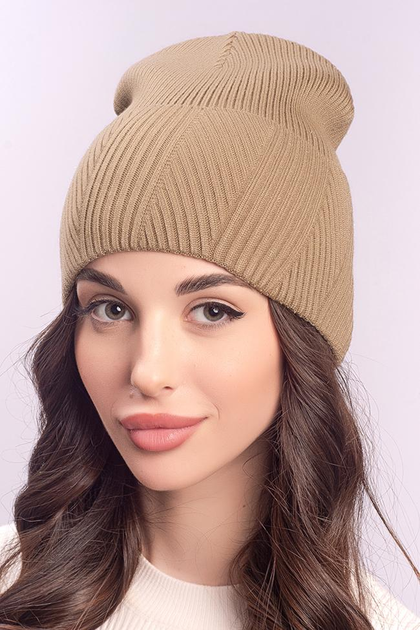 Женская шапка Flirt Джейн 56-58 Оливка от продавца: Карамелька – в ...