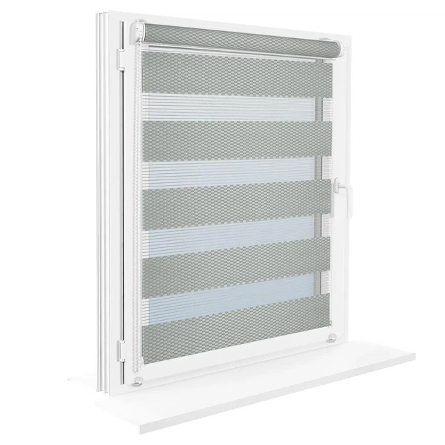 Ролета Bigimot День-ночь 30*170см Серый Премиум – купить онлайн на ROZETKA