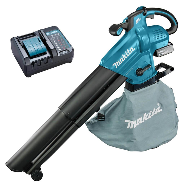 Аккумуляторная воздуходувка-пылесос Makita DUB187T001 c акб 18V 4Ah и з ...