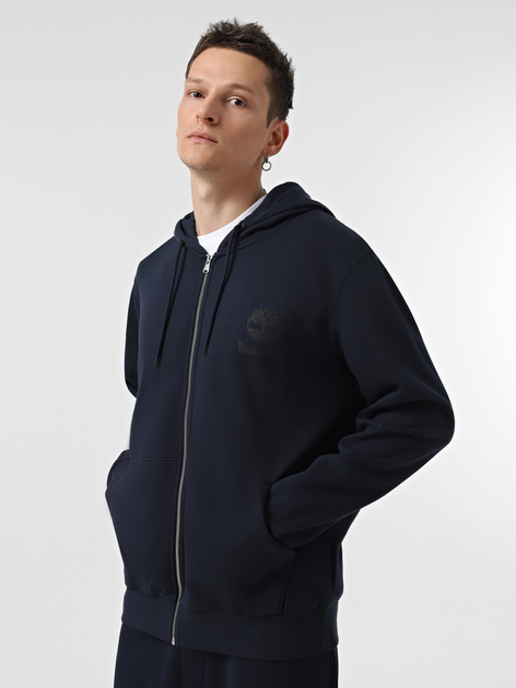 Толстовка на молнии мужская Timberland TB0A654K433 L Темно-синяя ...