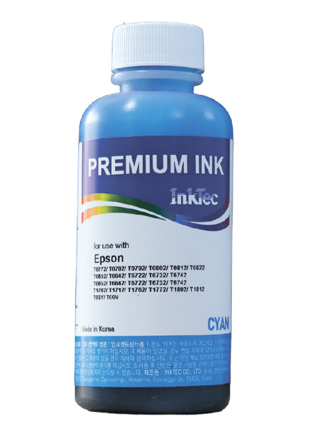 Чернила для принтеров Epson InkTec Т0822, 100 мл. Cyan E0010-100MC ...