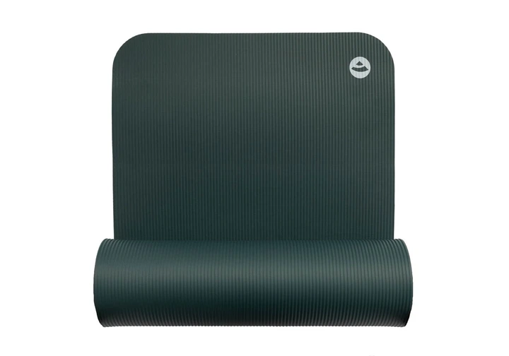 Килимок для фітнесу та пілатесу Bodhi XL 190x80x1.5 см темно-зелений ...