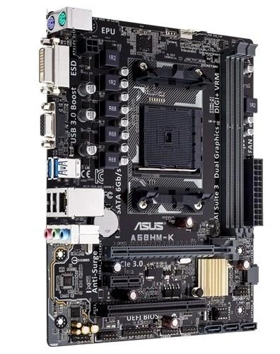 Материнская плата Asus A68HM-K (sFM2/FM2+, AMD A68H, PCI-Ex16) OEM ...