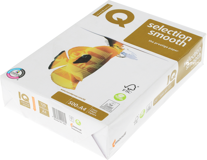 Бумага офисная IQ Selection Smooth А4 100 г/м2 класс A+ 500 листов ...